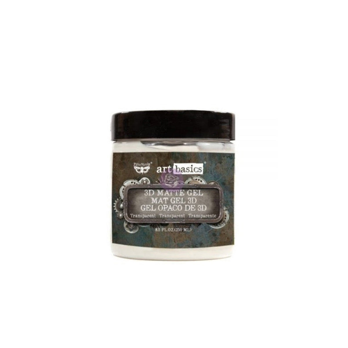 3D Matte Texture Gel 8oz - Finnabair - Art Basics – This Girls Workshop