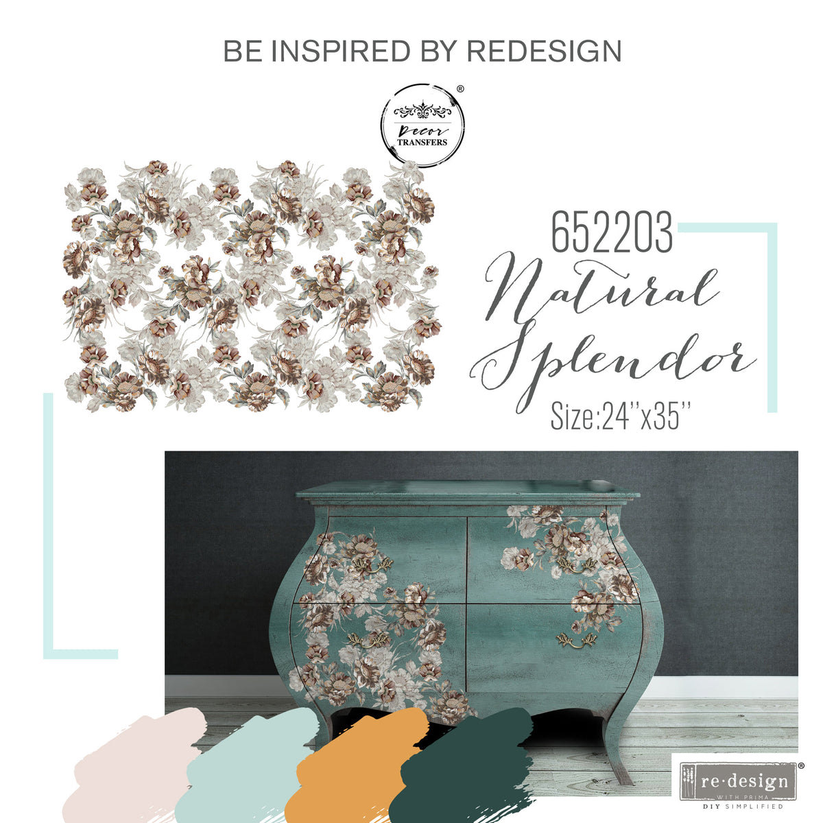 Natural Splendor - Decor Transfer - Redesign with Prima – This Girls ...