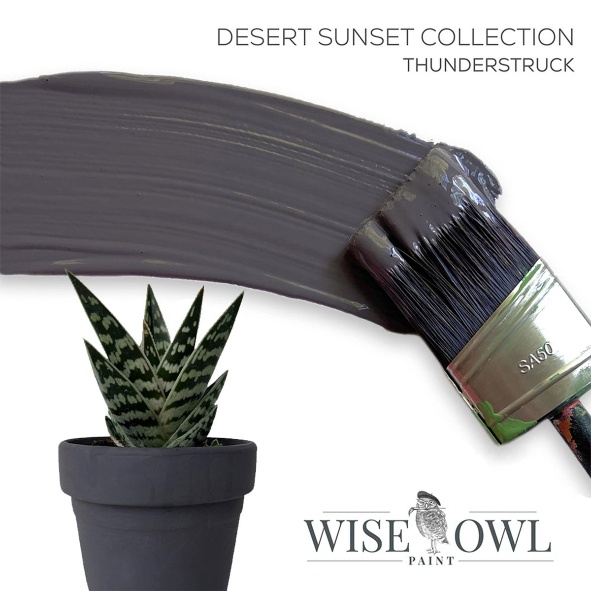 Thunderstruck - Gray, Purple Chalk Furniture Paint - Wise Owl Paint ...